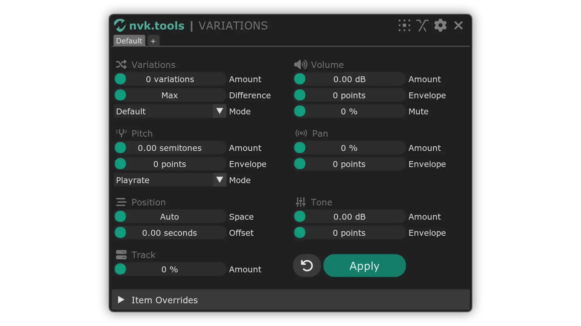 nvk_VARIATIONS | nvk.tools